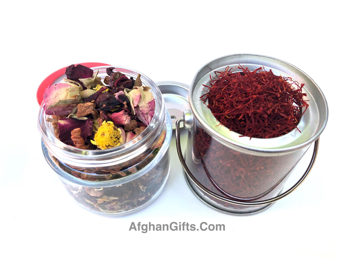 Gift Pack 3: Afghan Saffron & Tea Collection – Afghan Gifts Shop